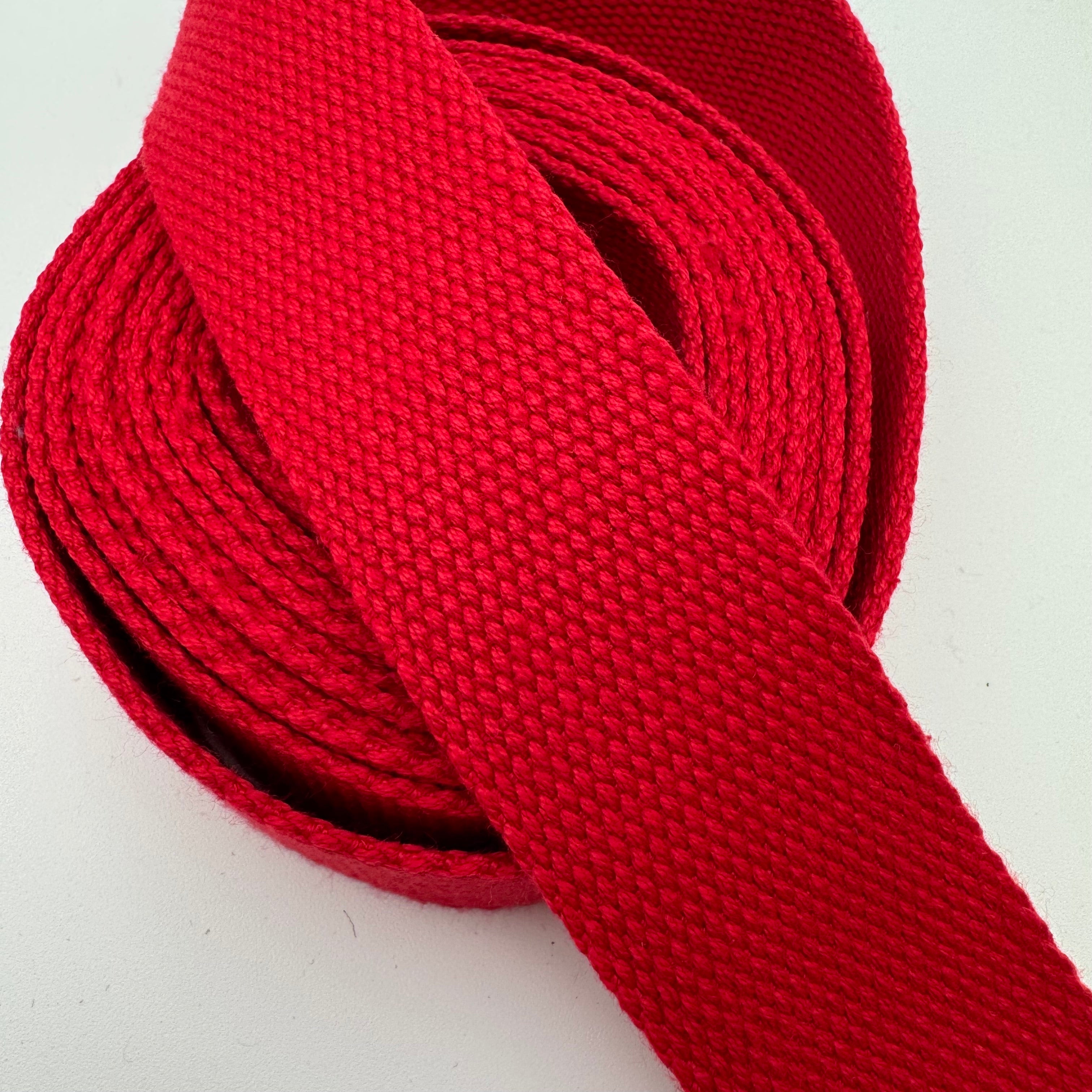 Red cotton webbing – SullivansTrim