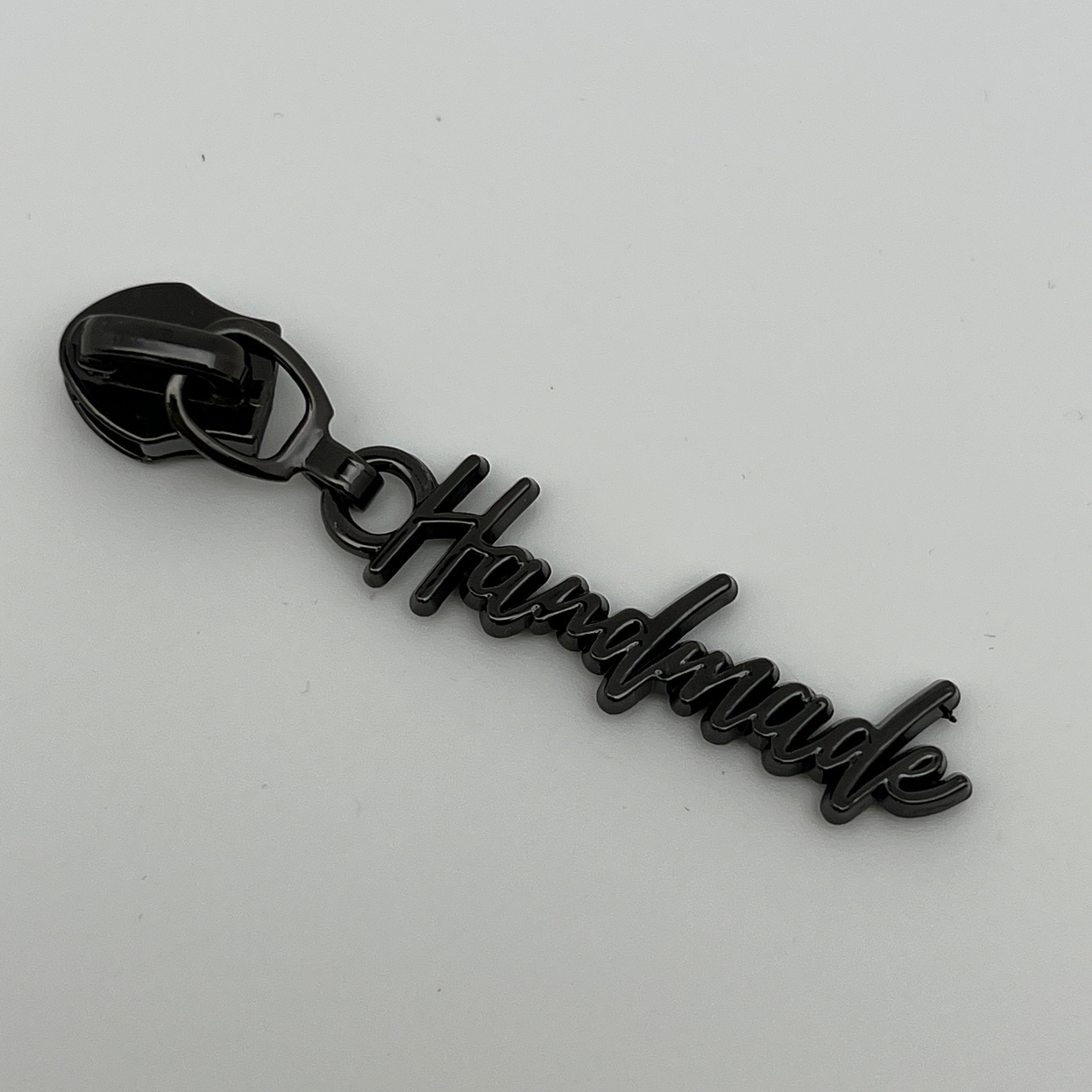 Cursive Handmade Pull Gunmetal – SullivansTrim